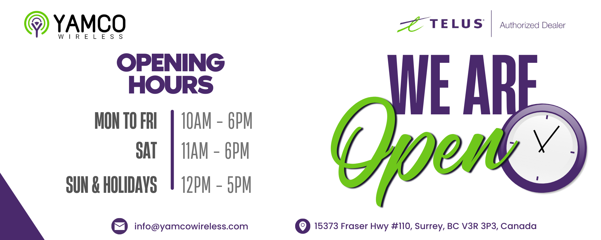 Contact Us - Yamco - Wireless INC